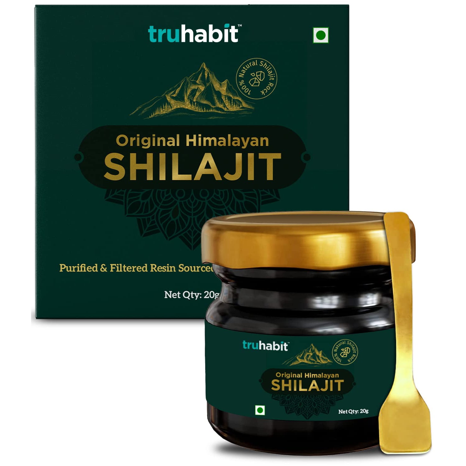 TruHabit Pure Indian Himalayan Shilajeet Natural Stamina Booster Lab ...