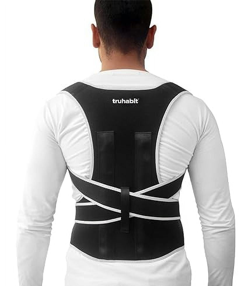 TruHabit Posture Corrector for Men (Small) Back Brace Back Support Belt ...