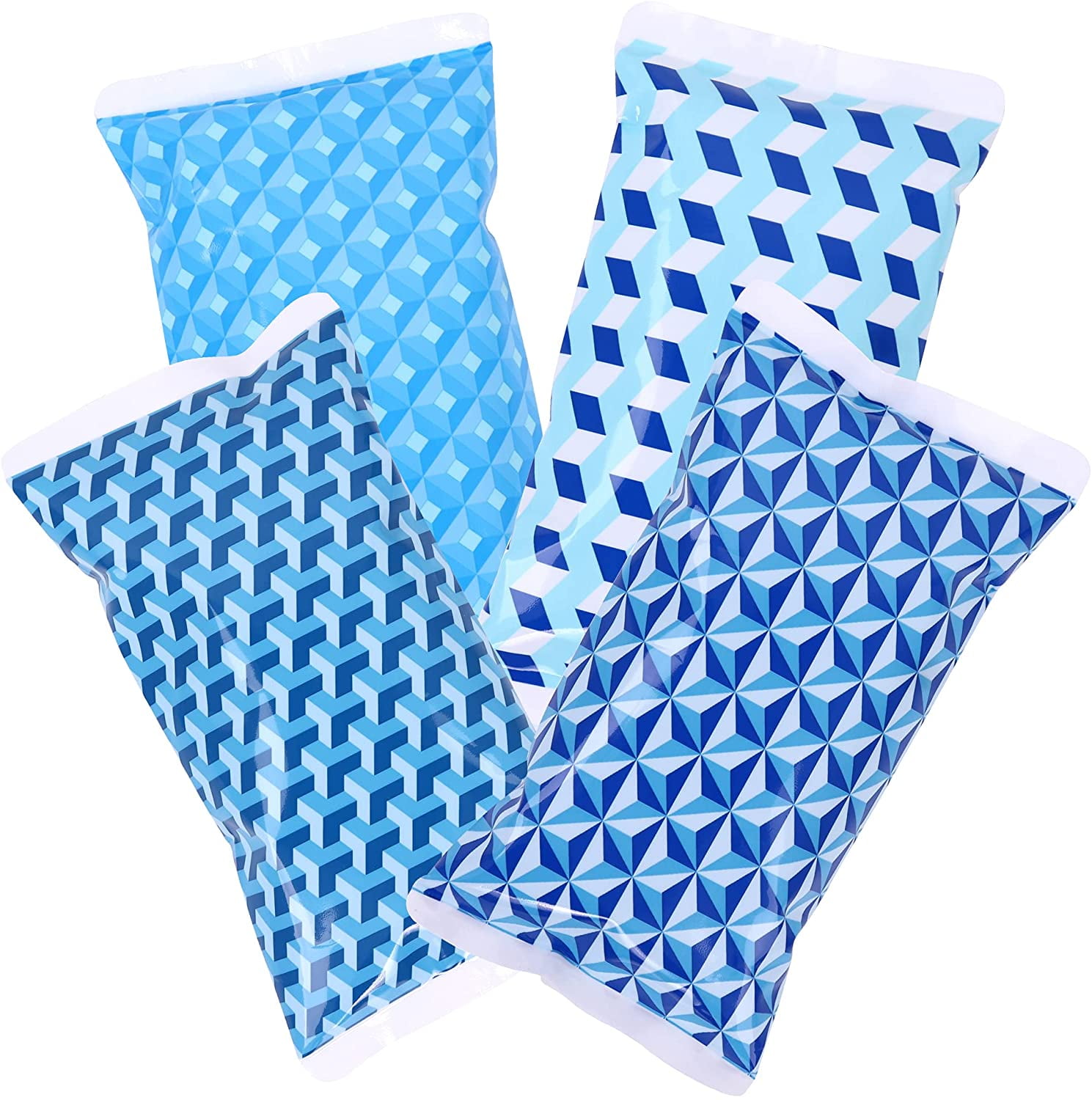 TruHealth Reusable Ice Packs - 4 Long Lasting Small Packs for Lunch ...