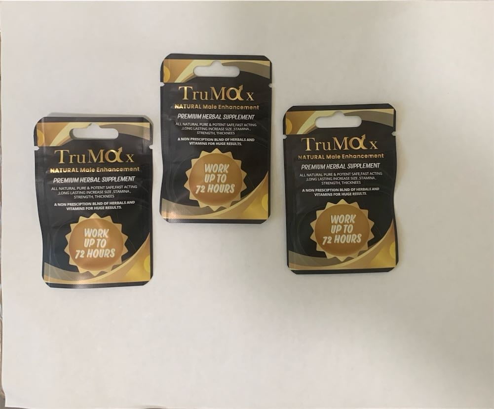 TruMAX Power Male Supplement for Drive and Energy,One For Each, Set of ...