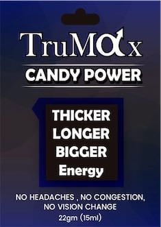 TruMax Candy Power Natural Ingredients Power Enhancement 3-Pack, 22g ...