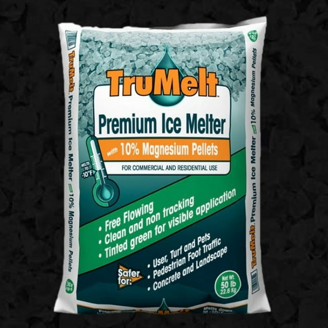 TruMelt 10% Magnesium, Premium Ice Melt, Pet and Plant Friendly, Melts ...