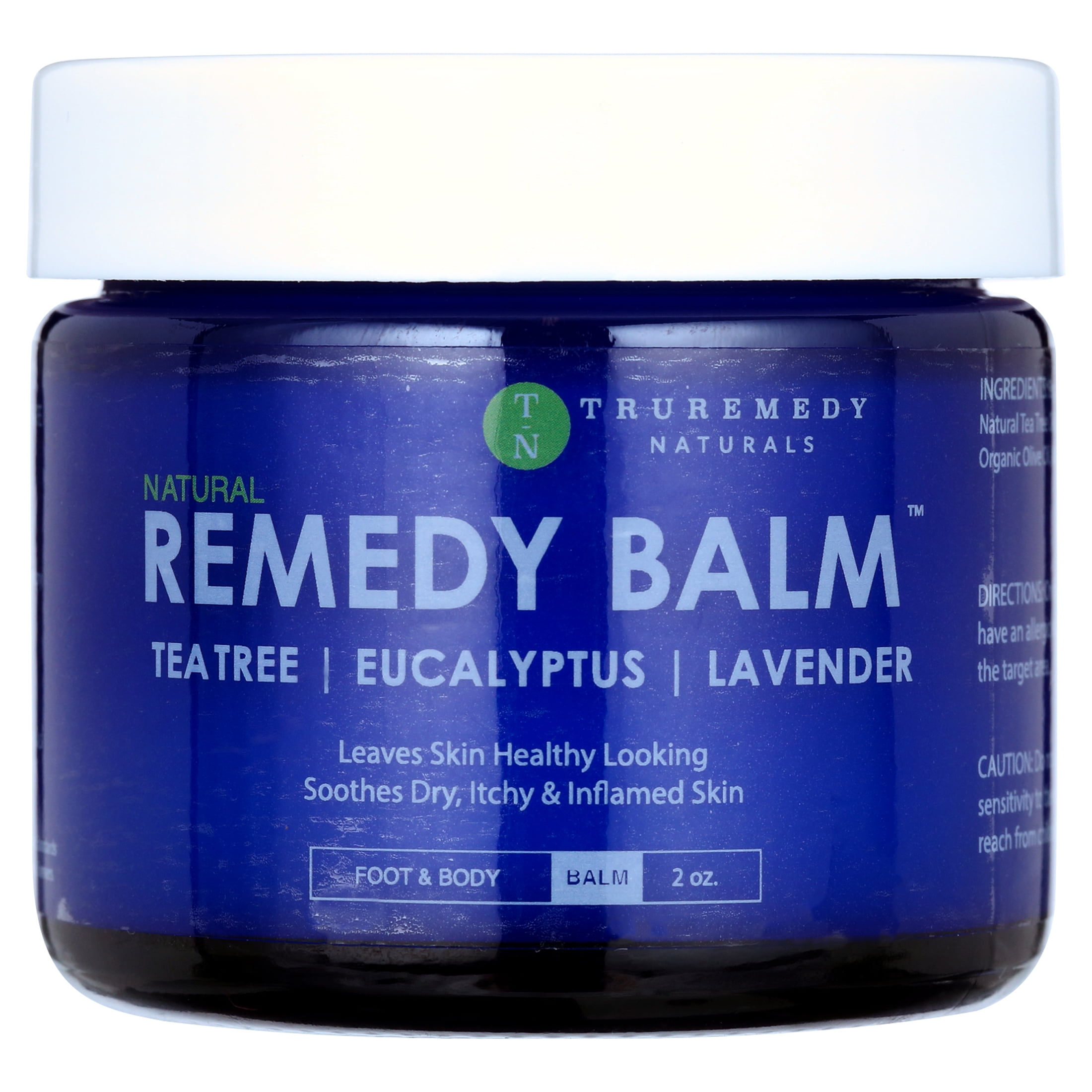 Truremedy Tea Tree Oil Balm Organic Blend For Foot Jock Itch Eczema Ringworm 2 Oz