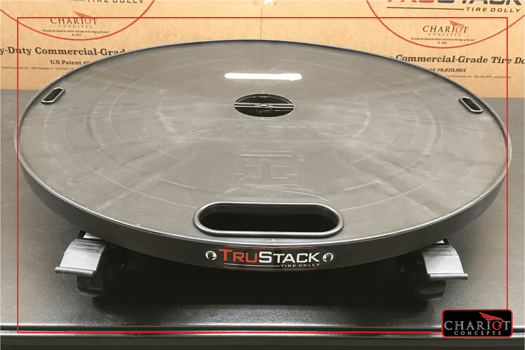 TruStack 1000 Lb Ultra Premium Tire Dolly: Commercial-Grade for Storage ...