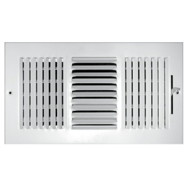 Truaire C103M 12X04 3-Way Sidewall Ceiling Register, 12" x 4" - Walmart.com
