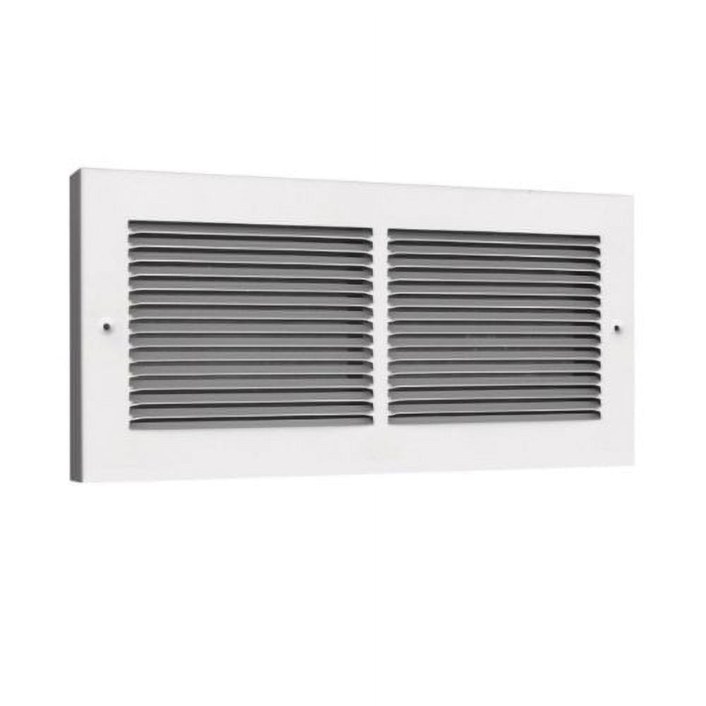 Truaire C123RW 24X6 Baseboard Return Air Grille, 24" x 6", White ...
