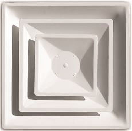 Truaire T-Bar 2 Cone Step Down Diffuser With Universal Back, No Collar, No Damper, 2 Ft. X 2 Ft ...