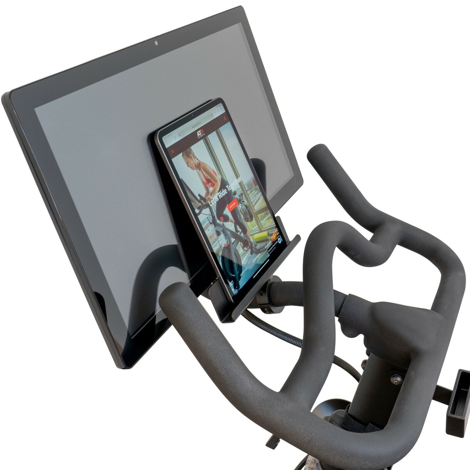 TrubliFit Metal Tablet or iPad Holder for Peloton Bike - iPad Stand ...