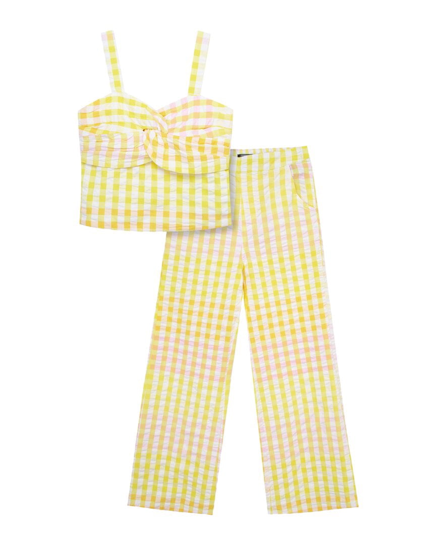 Truce girls Gingham Pant Set, GM10- - Walmart.com