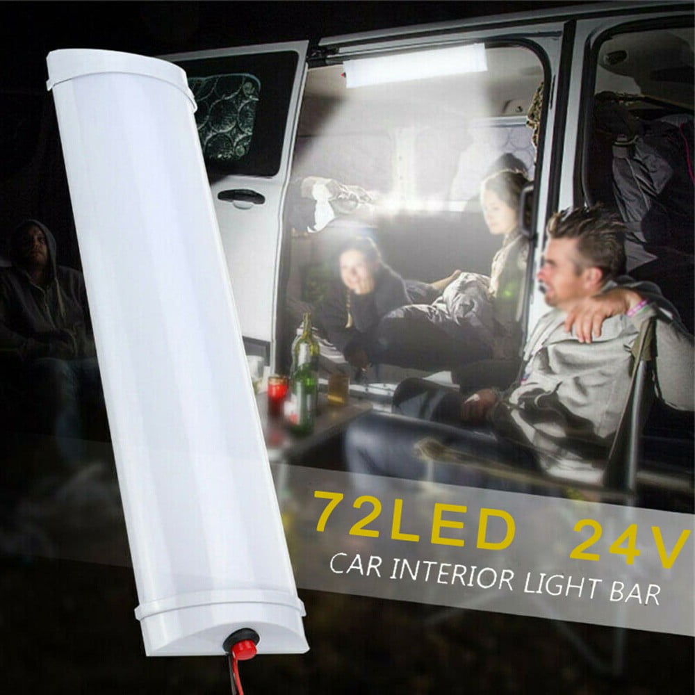 Truck 72LED Reading Light Interior Car Highlight Roof Ceiling Lamp DC ...