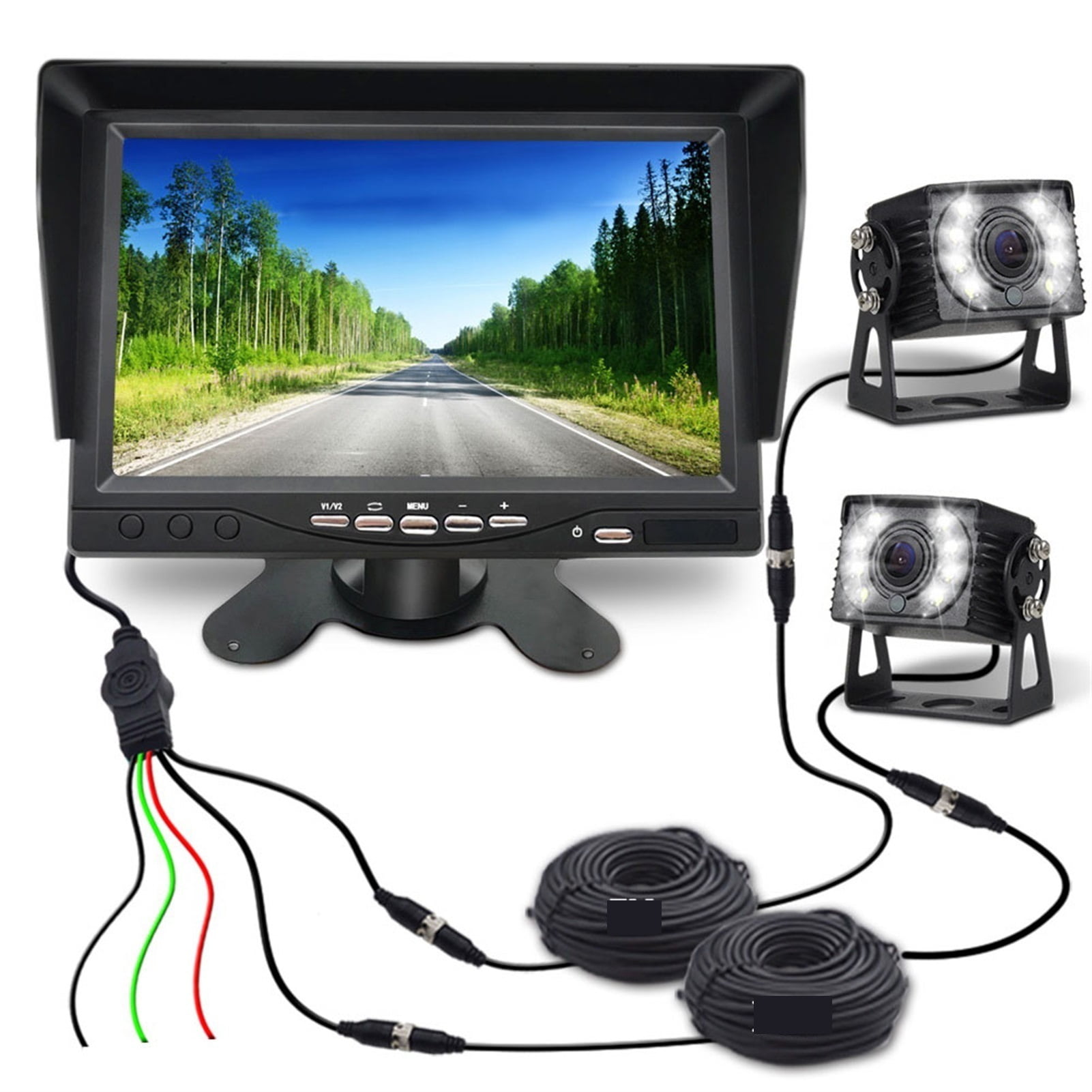 Truck Backup Camera For AHD Heavy Duty Night Vision Waterproof Vehicle ...