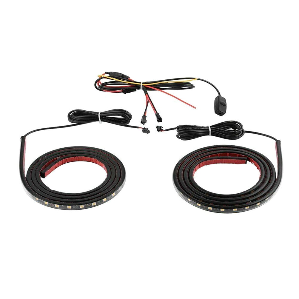 Truck Bed Bilateral Light Pickup Strip Lamp Trailer Lights Black ...