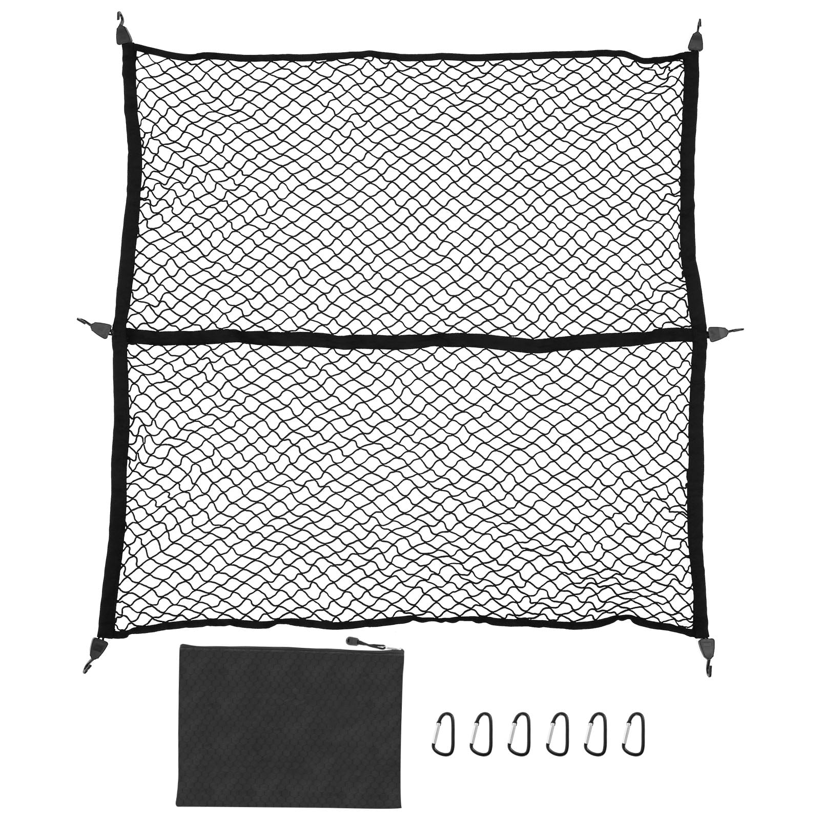 Truck Bed Cargo Net Stretchable Pickup Truck Bed Mesh Organizer 4x4ft ...