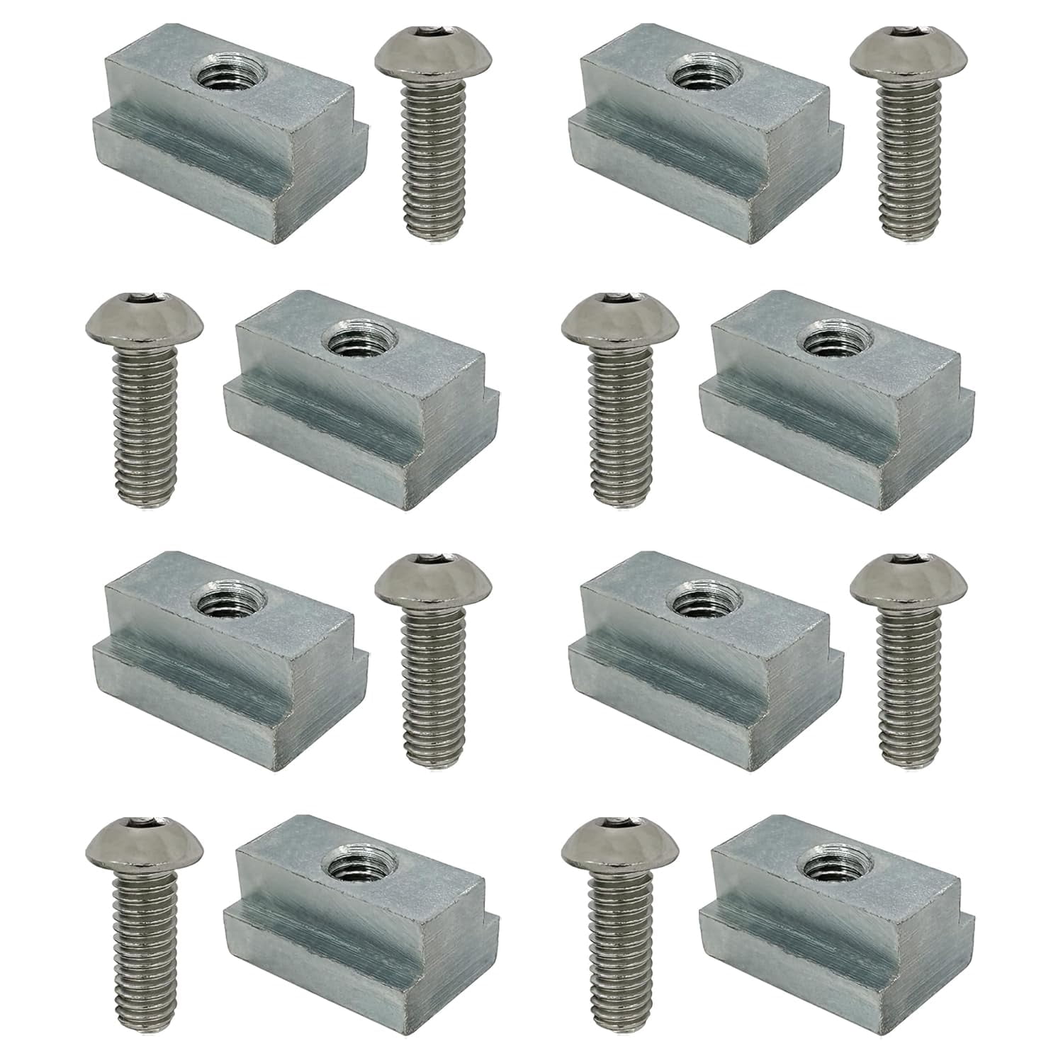 Truck Bed Deck Rail T Slot Nut Screw Kit Compatible with Toyota Tacoma ...
