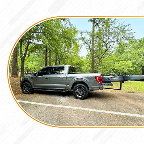 Truck Bed Extender, 2 in 1 Design Foldable Kayak Rack, 800lbs Load ...