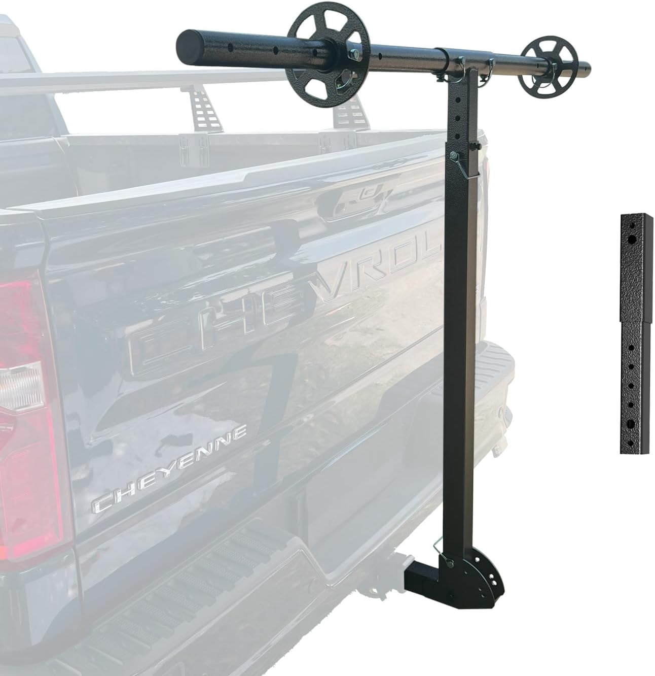 Truck Bed Extender Hitch Mount | Adjustable 4-Position Hitch Extender ...