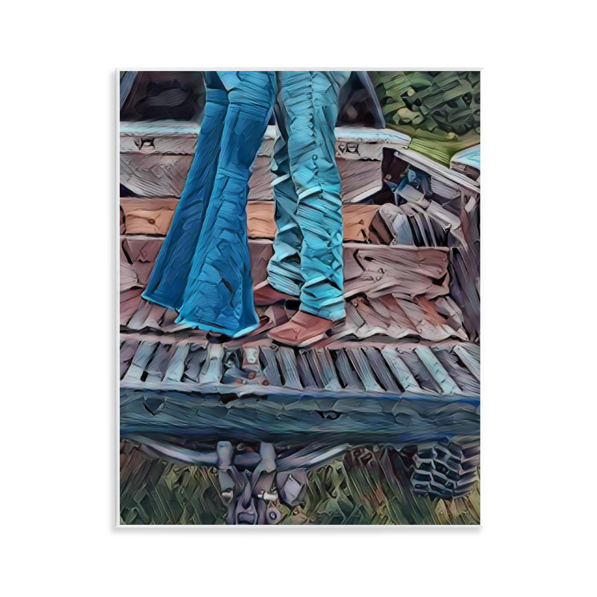 Truck Bed Kisses Wall Plaque Art, design by Jesse Keith - Walmart.com