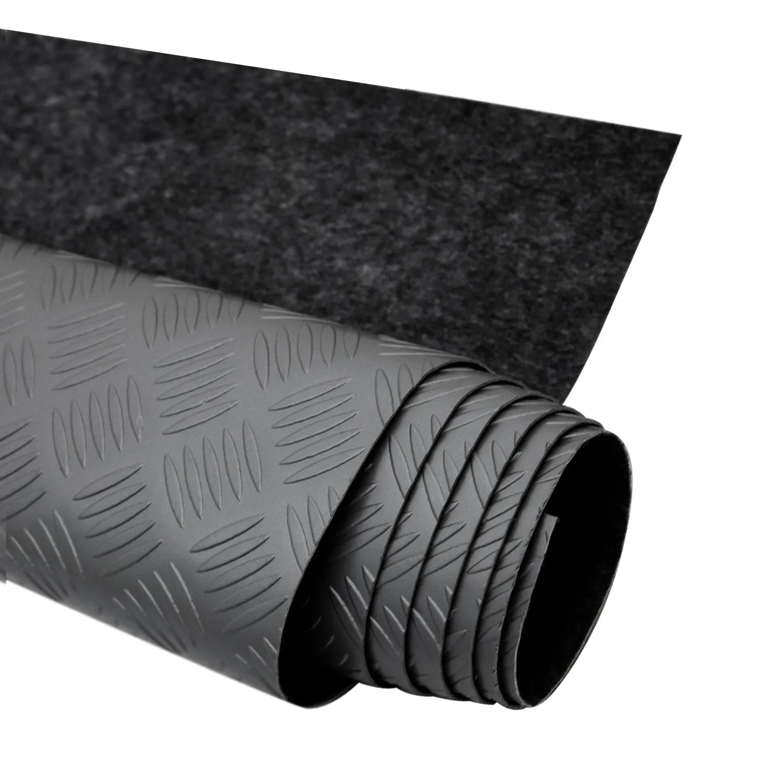 Truck Bed Liner Trunk Mat Trimmable Rubber Pickup Flooring Mat Black ...