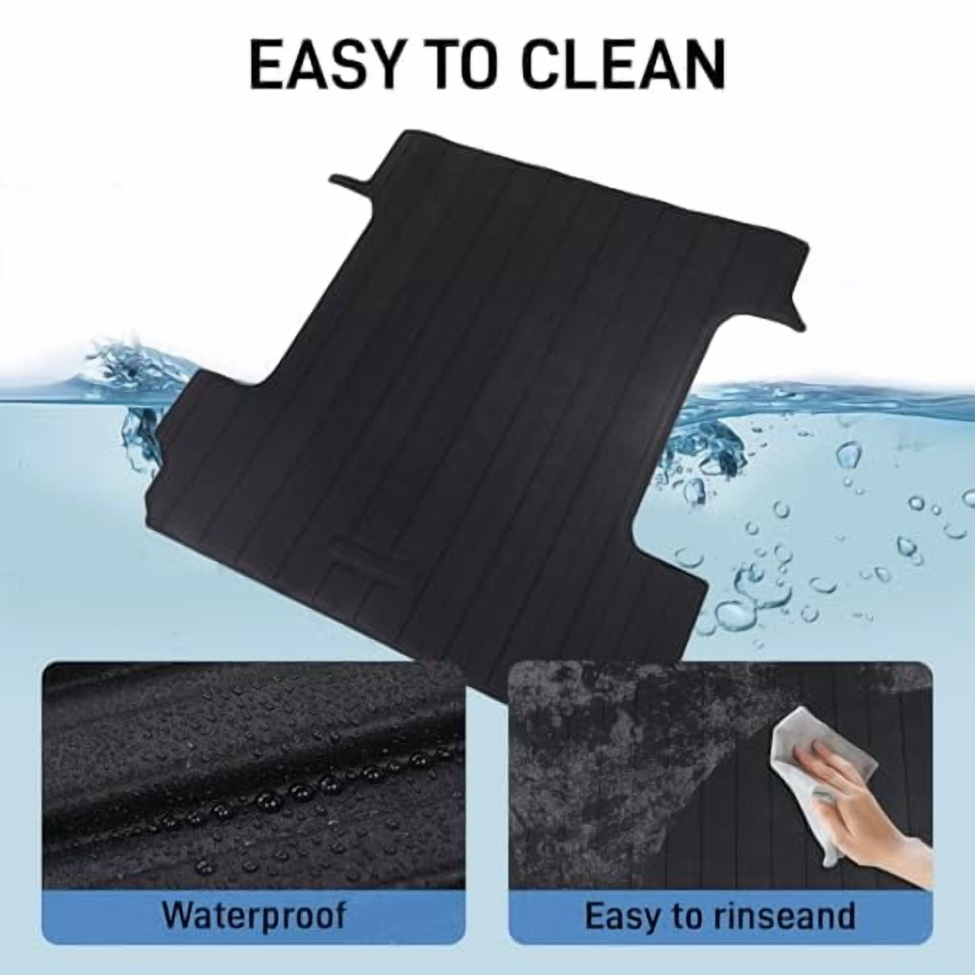 Truck Bed Mat Bed Liner Replacement for R1T Bed Mat 2022 2023 2024 Heavy TPV Duty Rubber Pickup ...