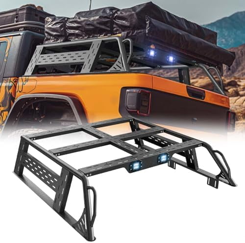Truck Bed Rack for Toyota Tacoma 2005-2023 & Gladiator JT 2020-2025, 16 ...