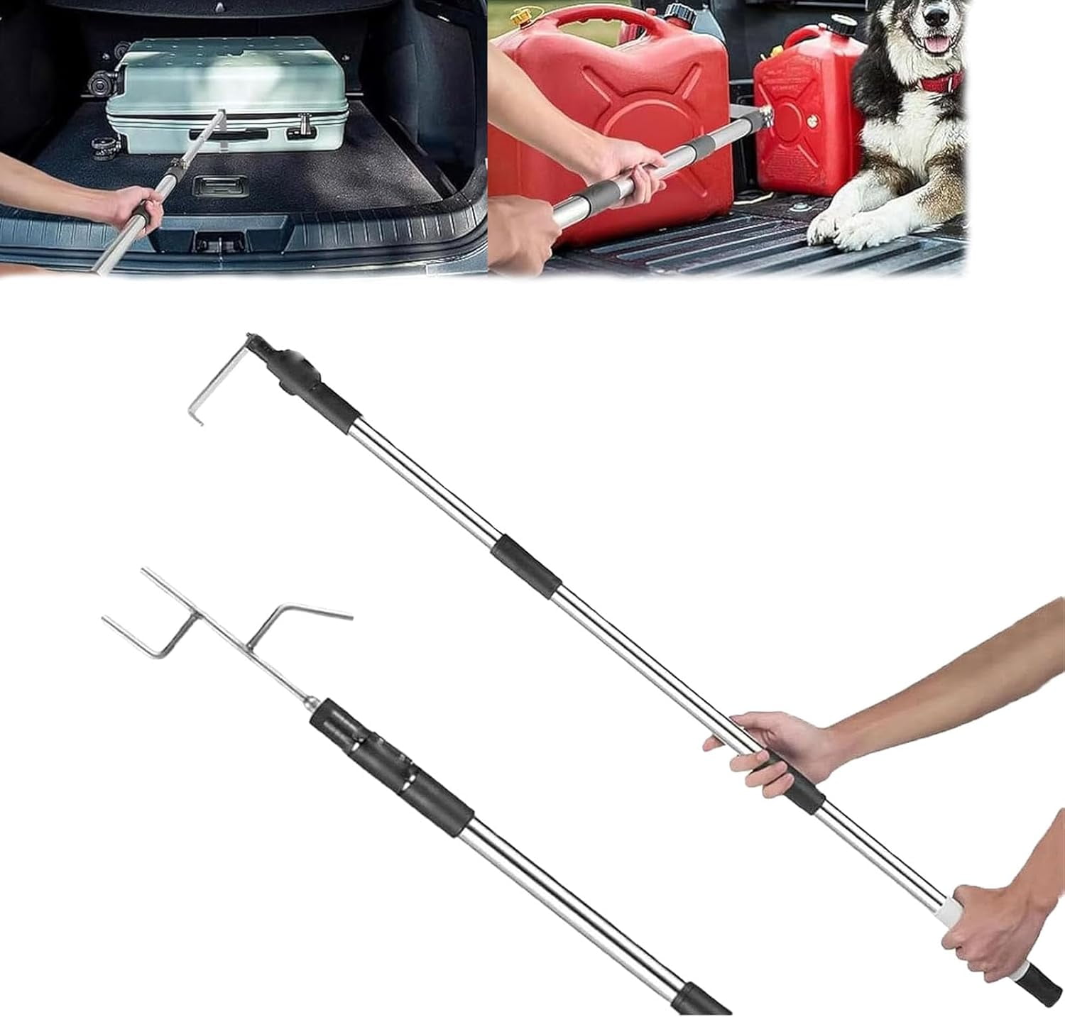Truck Bed Retriever Tool, 170cm, Magnetic, Telescoping, Effortless ...
