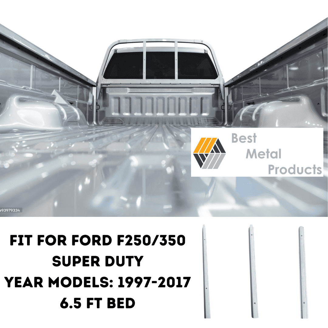 Truck Bed Support Rail 1999 - 2017 Ford Super Duty F-250, F-350 6.5ft ...