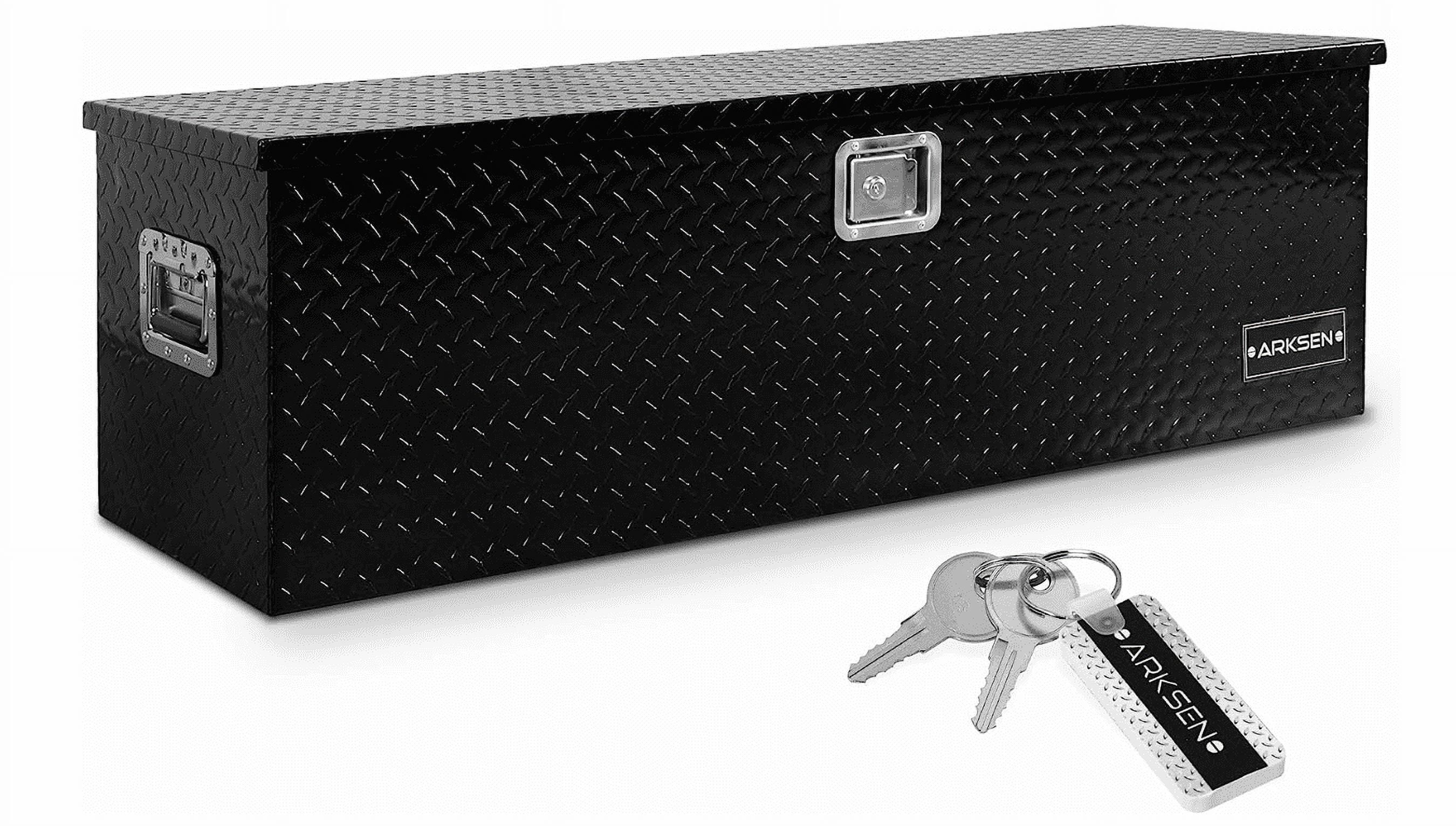 Truck Bed Tool Box Heavy Duty Aluminum With Sliding Shelf,Diamond Plate ...