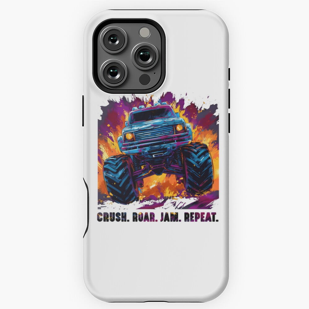 Truck Big Retro Race Dad Trucker Jam Phone Case for iPhone 16 15 14 13 ...