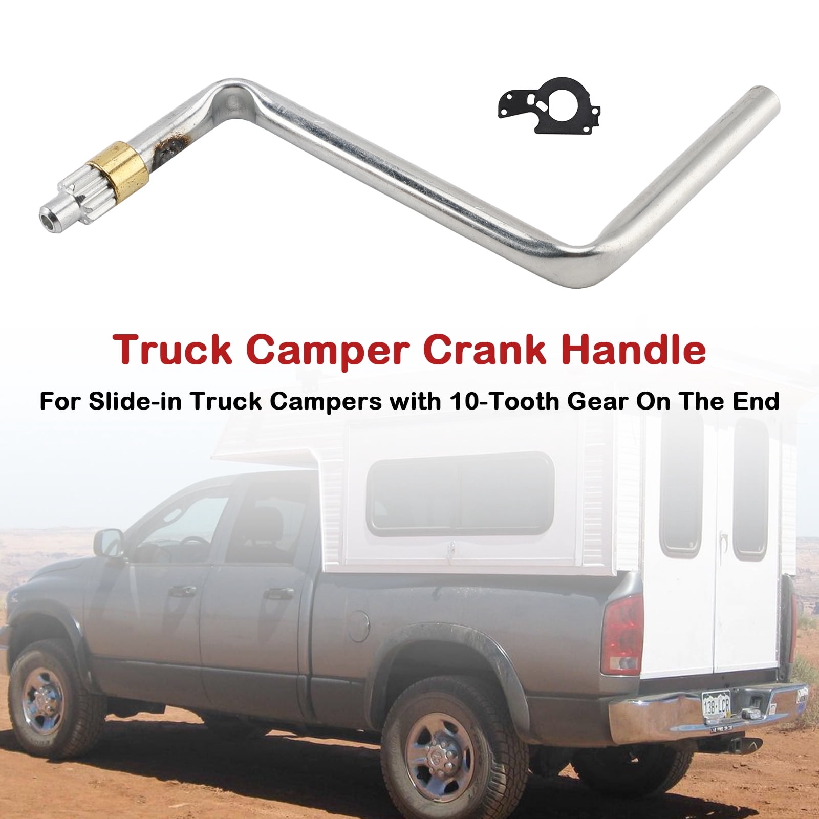 Truck Camper Crank Handle For Slide-in Truck Campers with 10-Tooth Gear ...