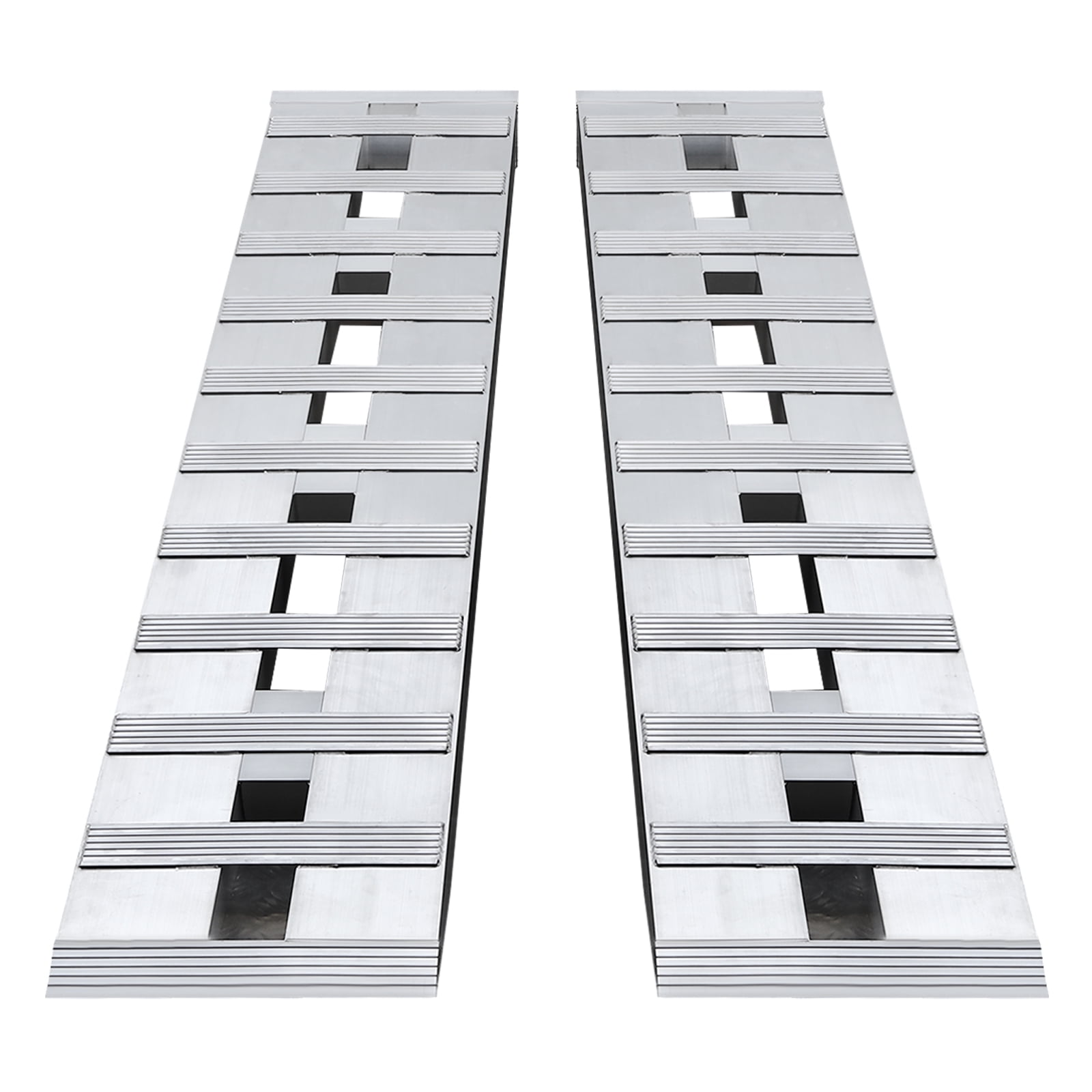 Truck Car Auto Trailer Ramps Universal Hook Aluminum Loading Ramps 2 ...