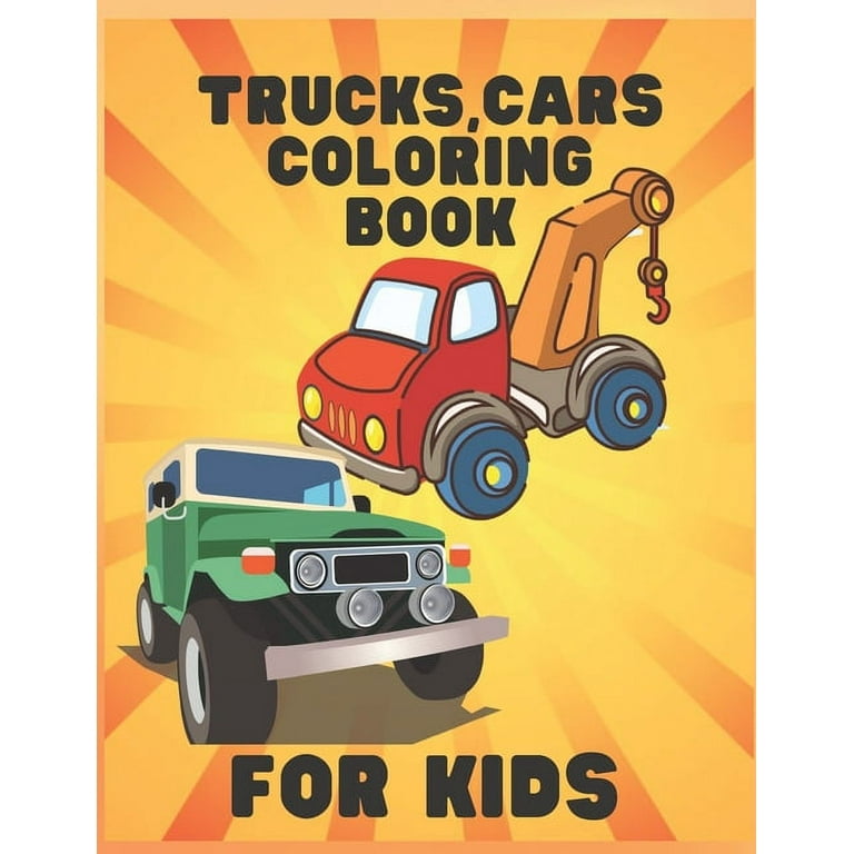 coloring pages trucks and cars