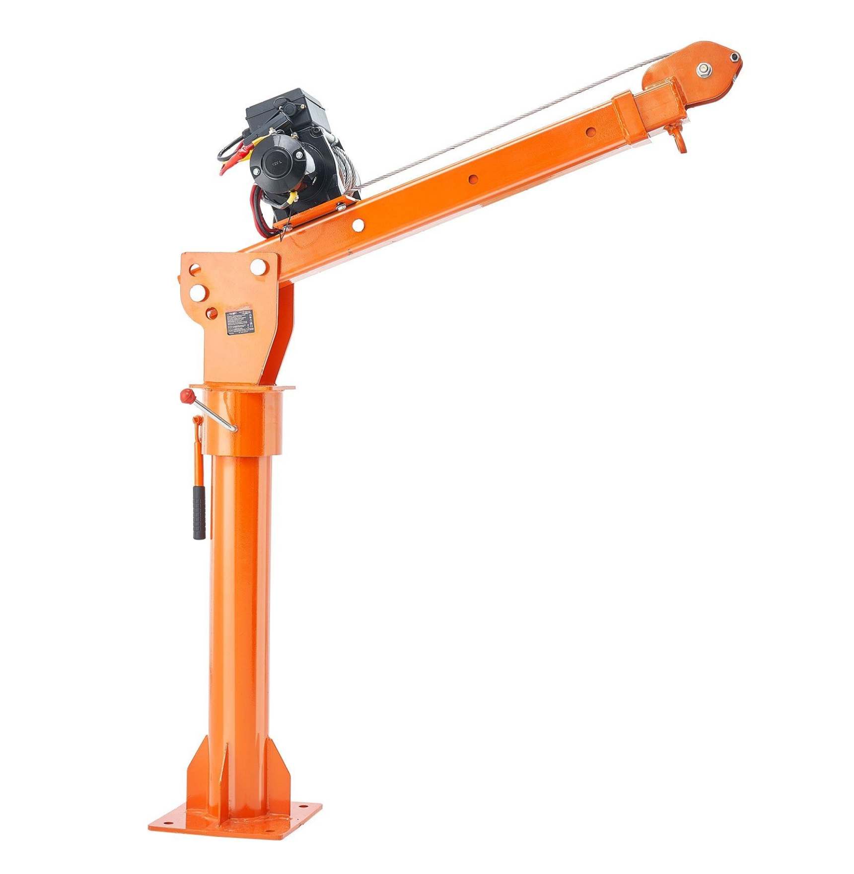 Truck Crane 2200 lbs - Electric Pickup Crane Hoist, 360° Swivel Jib ...