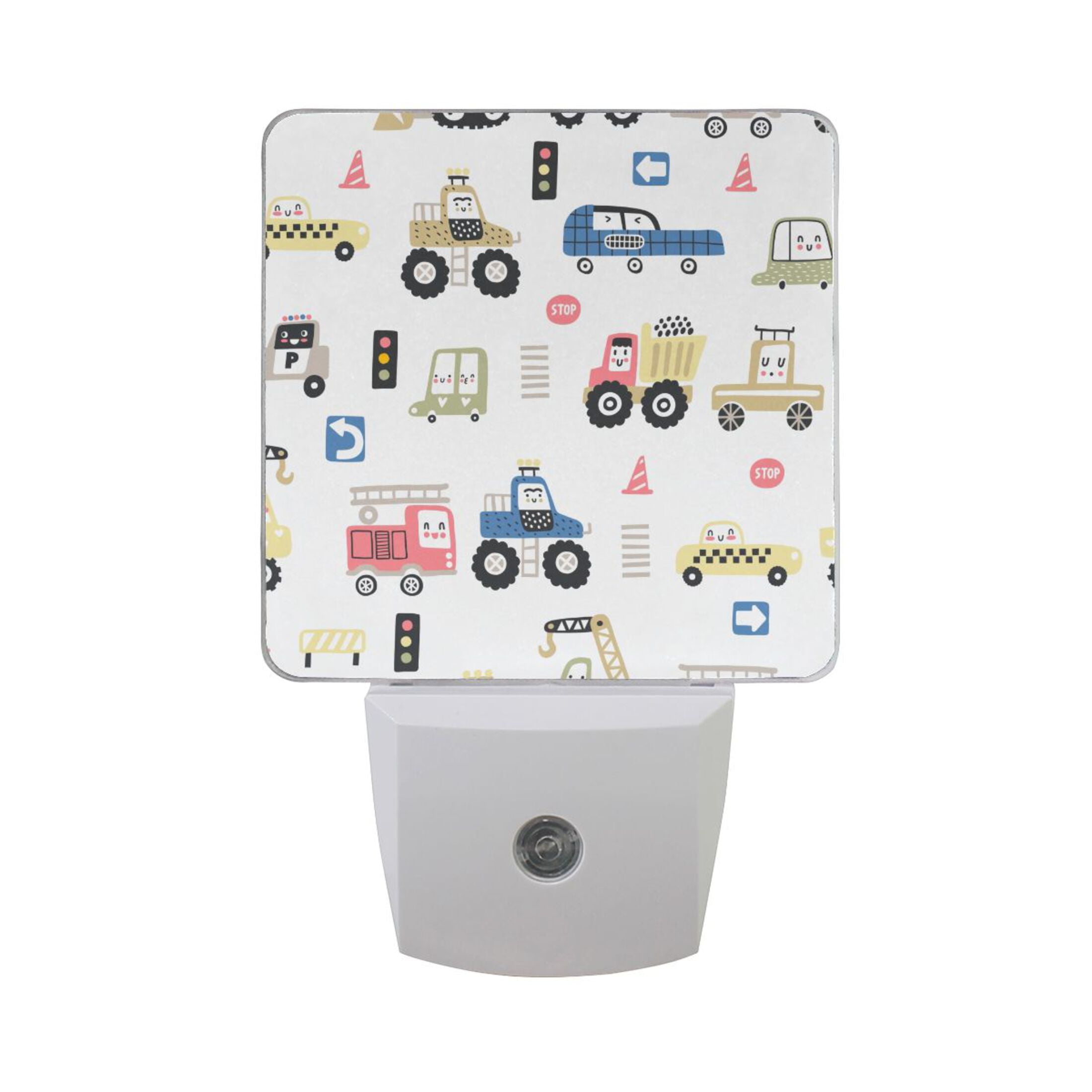 Truck Cute Cartoon Car Night Light LED Dusk to Dawn Night Lamp Auto ...