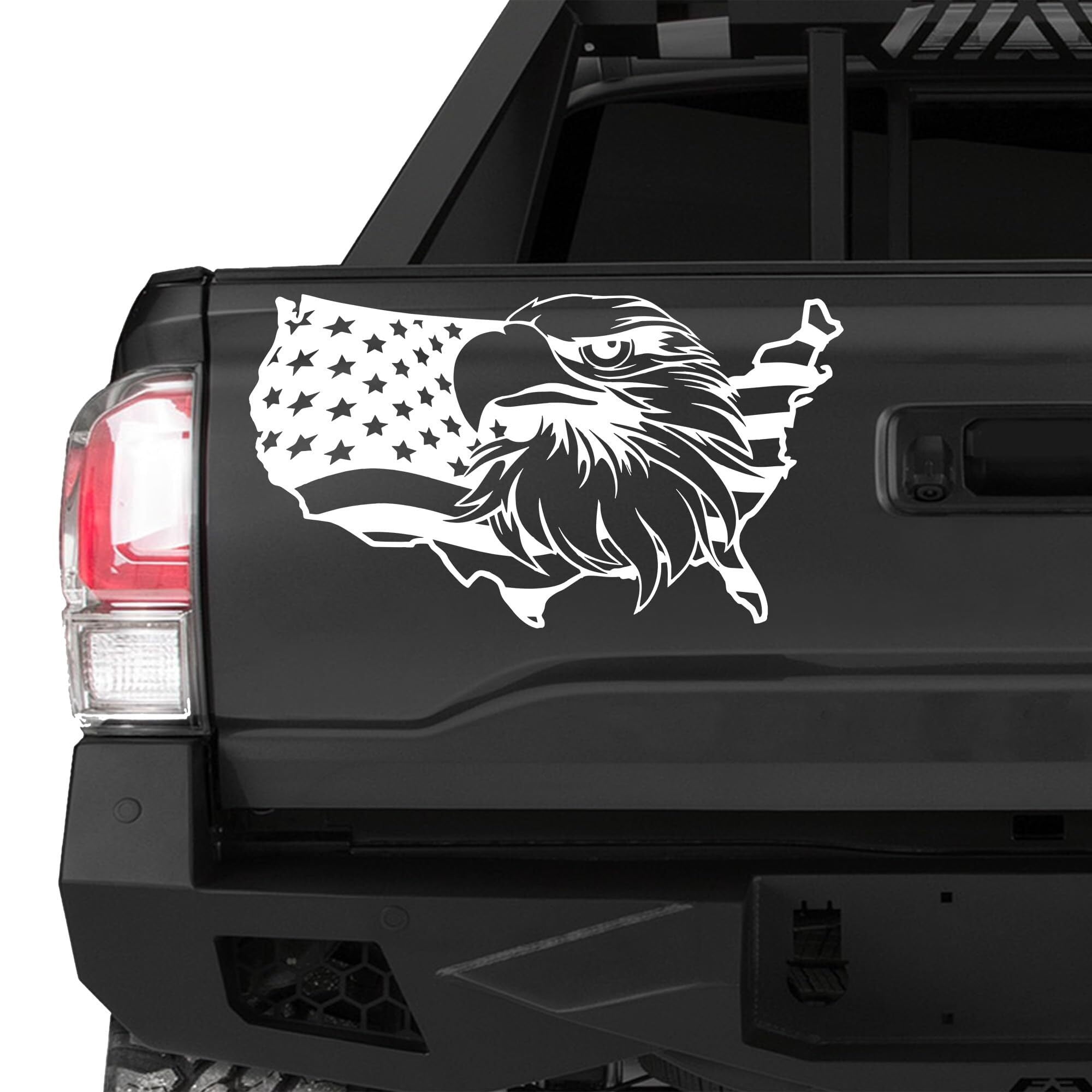 Truck Decals,Black American Flag Decal,Creativity American Flag Car ...