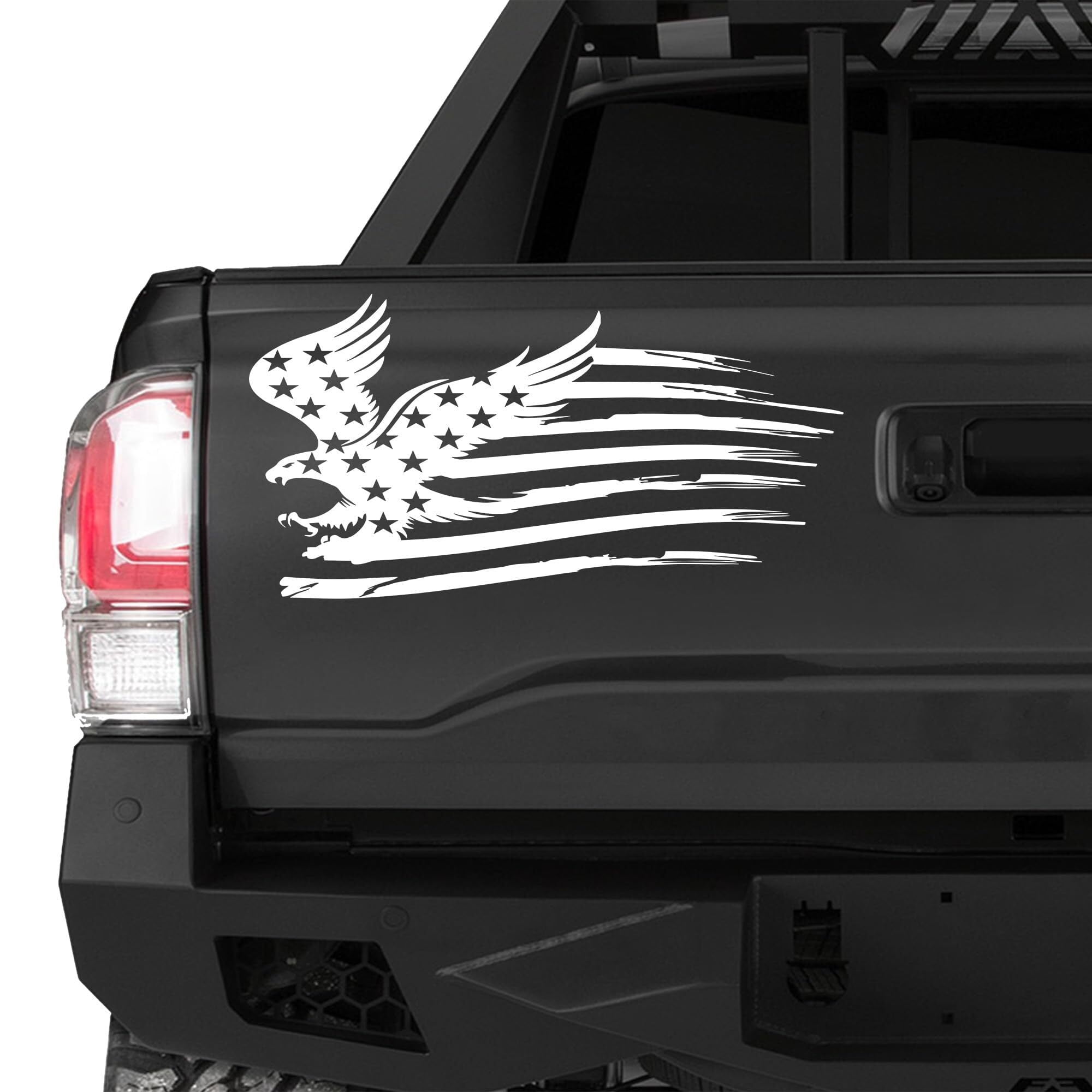 Truck Decals,Black American Flag Decal,Creativity American Flag Car ...