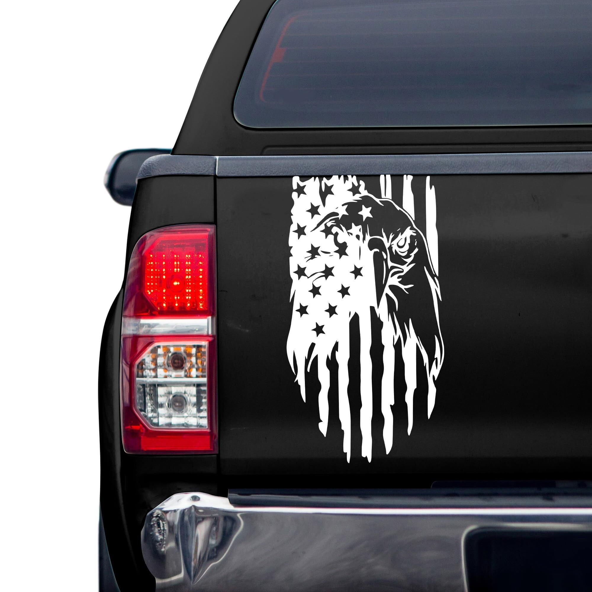 Truck Decals,Black American Flag Decal,Creativity American Flag Car ...