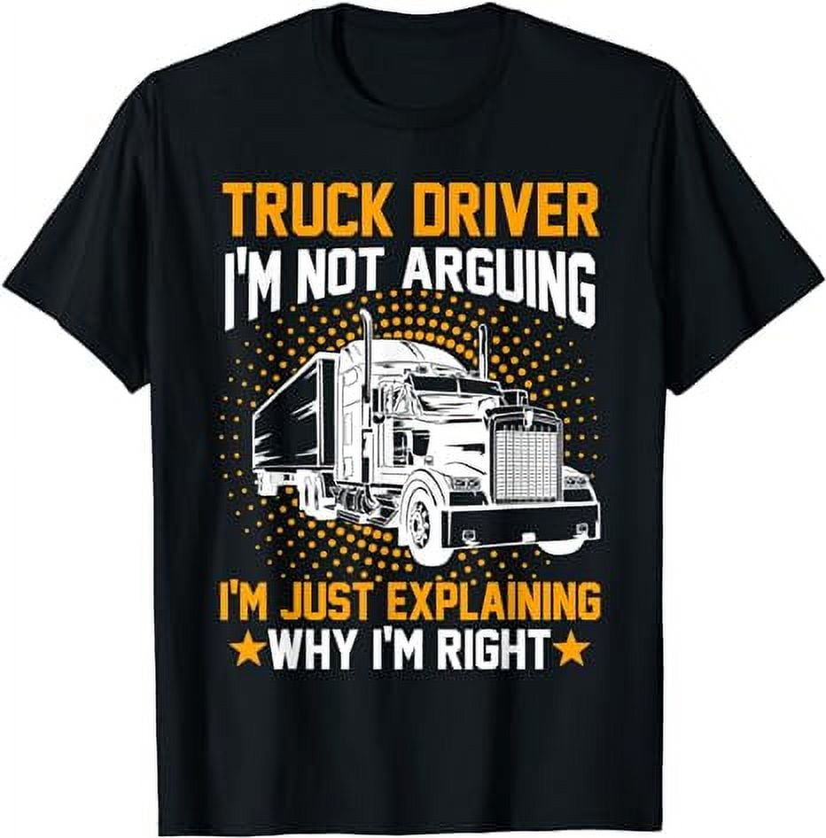 Truck Driver Courier Freighter T-Shirt - Walmart.com