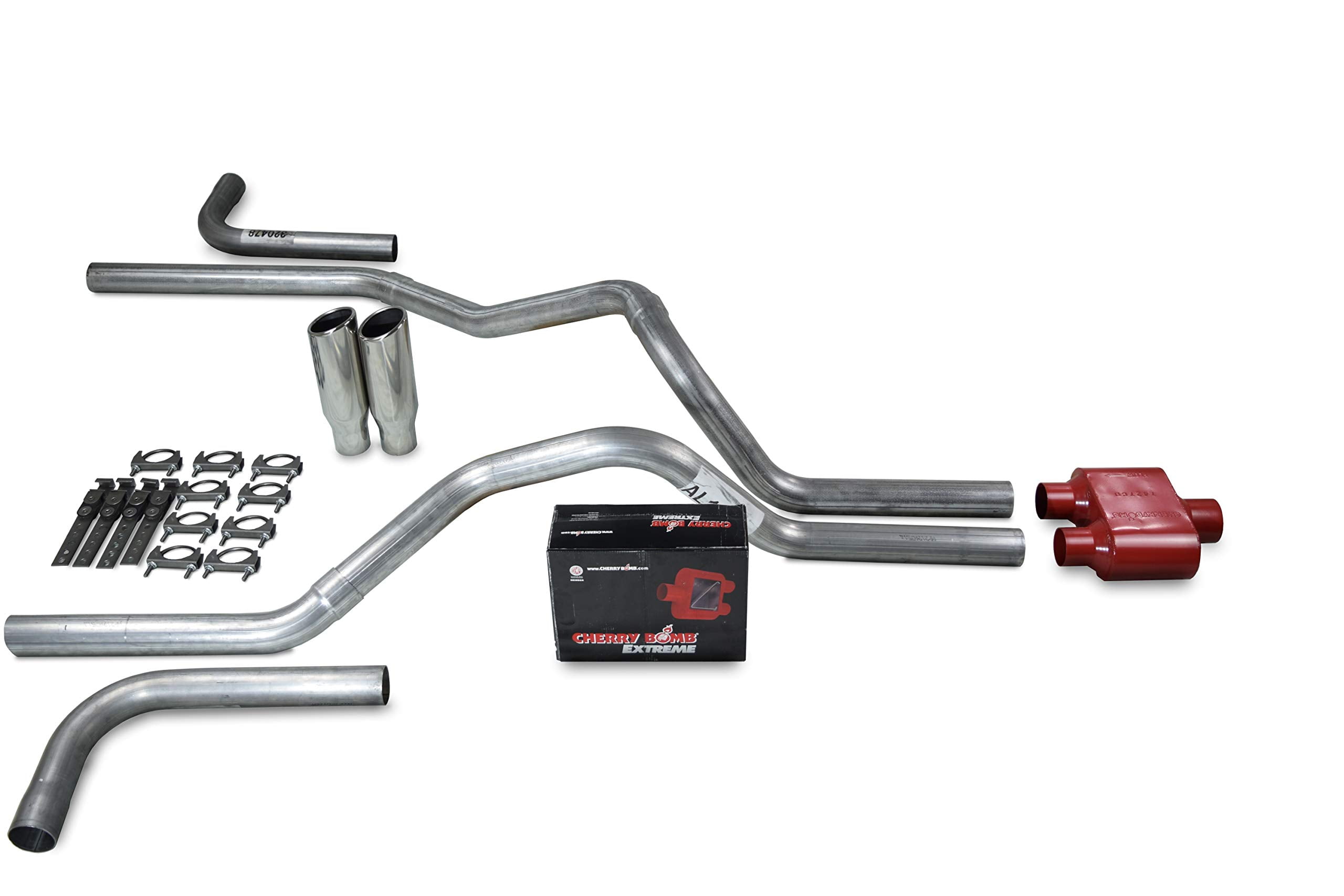 Truck Exhaust Kits - Shop Line Dual Exhaust Sytem 2.5 inch Aluminized ...