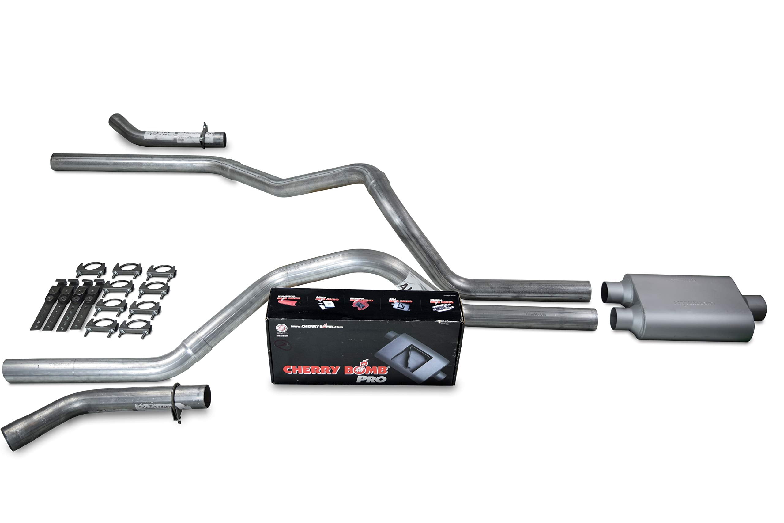 Truck Exhaust Kits - Shop Line Dual Exhaust Sytem 2.5 inch Aluminized ...