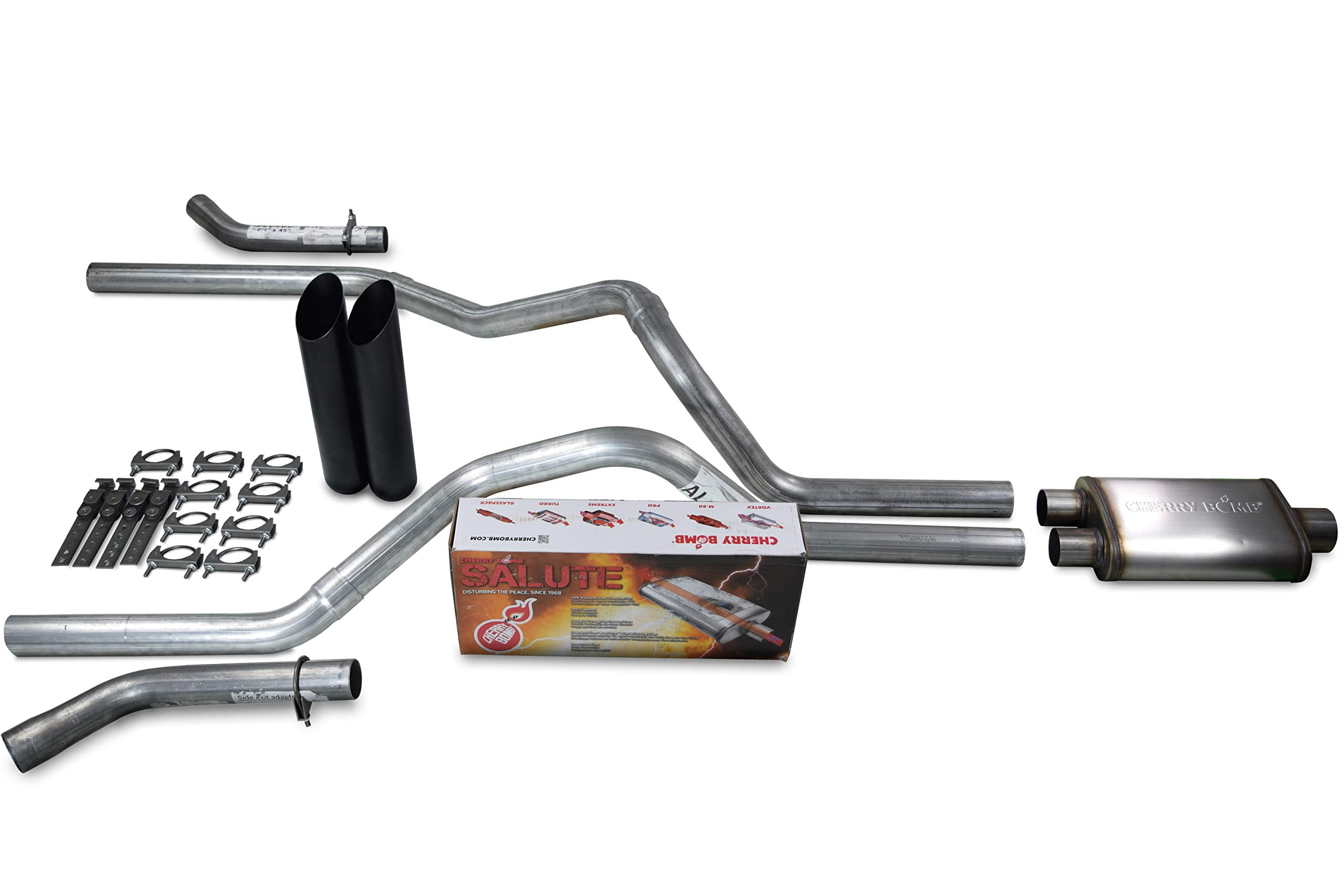 Truck Exhaust Kits - Shop Line Dual Exhaust Sytem 2.5 inch Aluminized ...