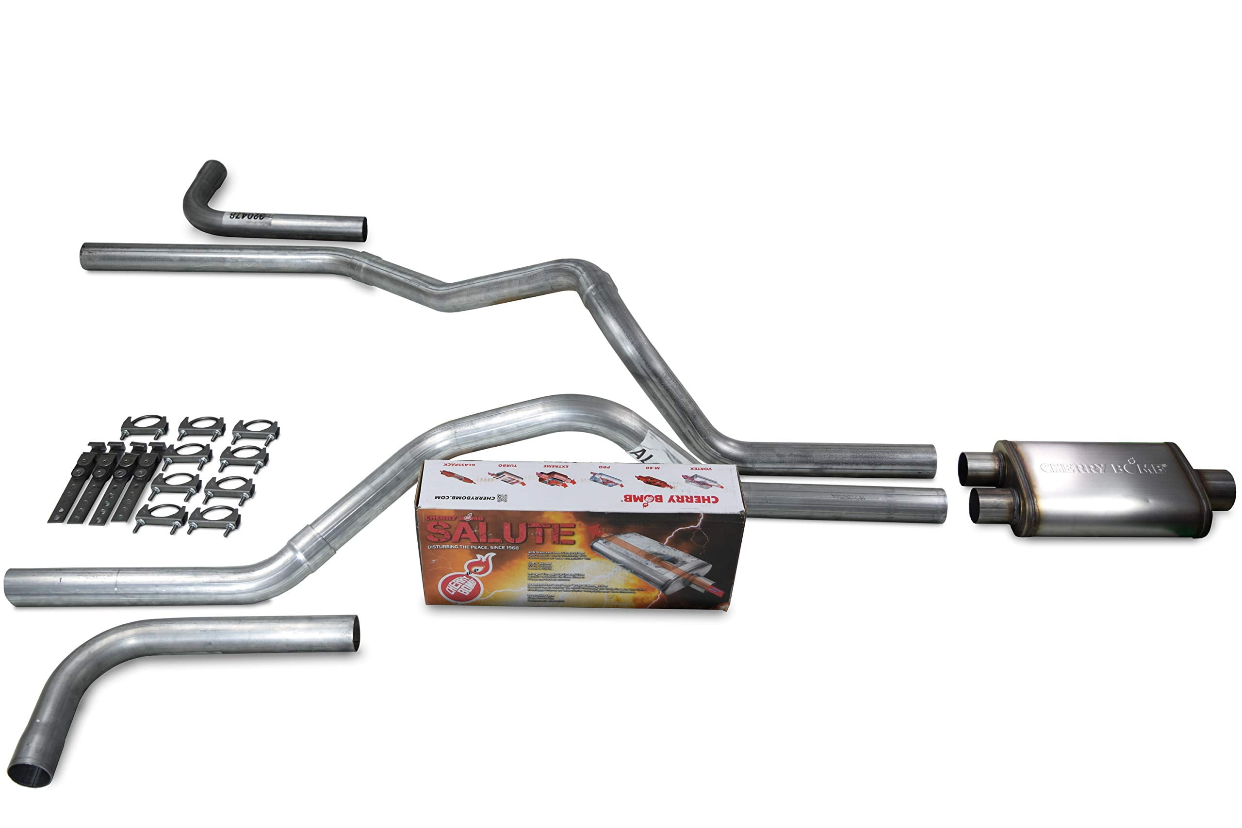 Truck Exhaust Kits - Shop Line Dual Exhaust Sytem 2.5 inch Aluminized ...