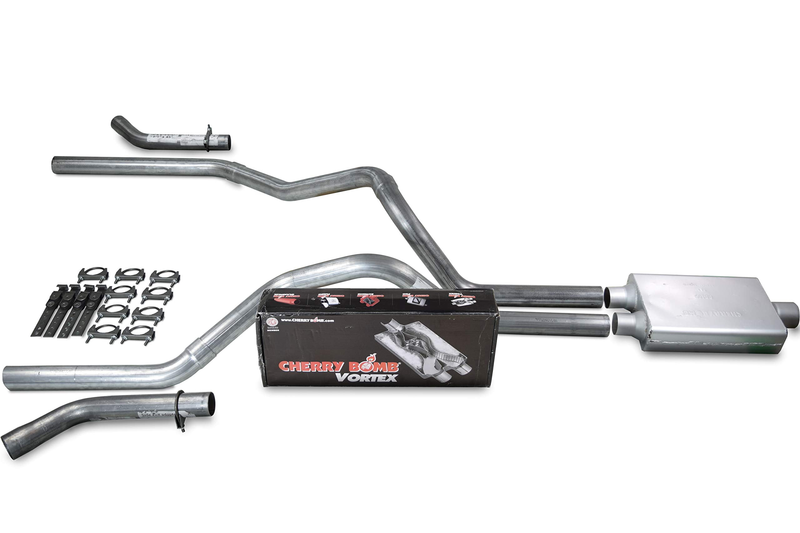 Truck Exhaust Kits - Shop Line Dual Exhaust Sytem 2.5 inch Aluminized ...