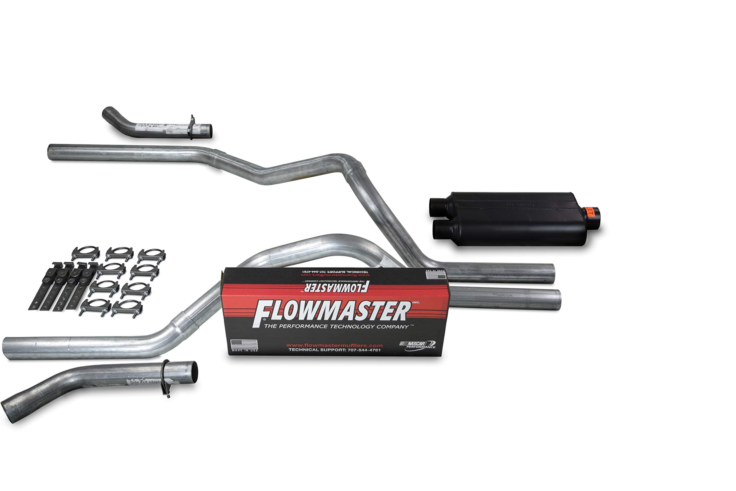 Truck Exhaust Kits - Shop Line Dual Exhaust Sytem 2.5 inch Aluminized ...