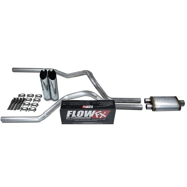 Truck Exhaust Kits - Shop Line Dual Exhaust Sytem 2.5 inch Aluminized ...