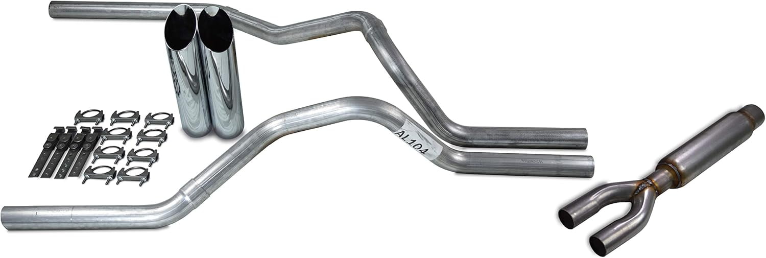 Truck Exhaust Kits - Shop Line Dual Exhaust Sytem 2.5 inch Aluminized ...