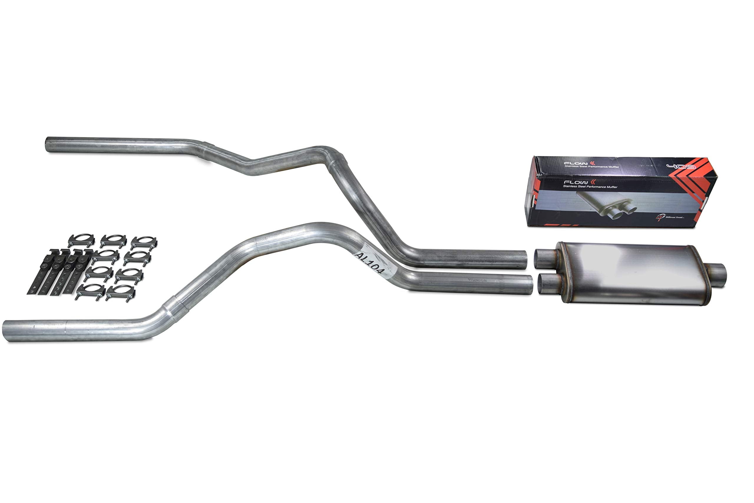 Truck Exhaust Kits - Shop Line Dual Exhaust Sytem 2.5 inch Aluminized ...