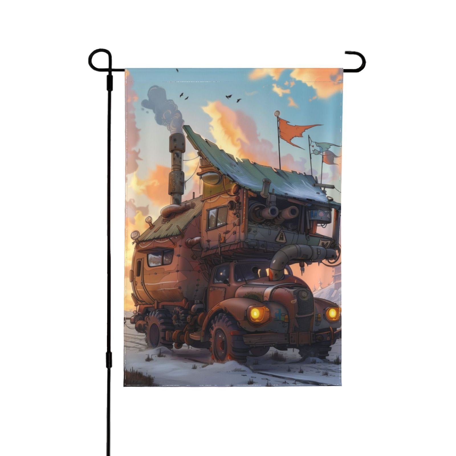 : Truck-House Contraption Spring and Garden Garden sided Decoration ...