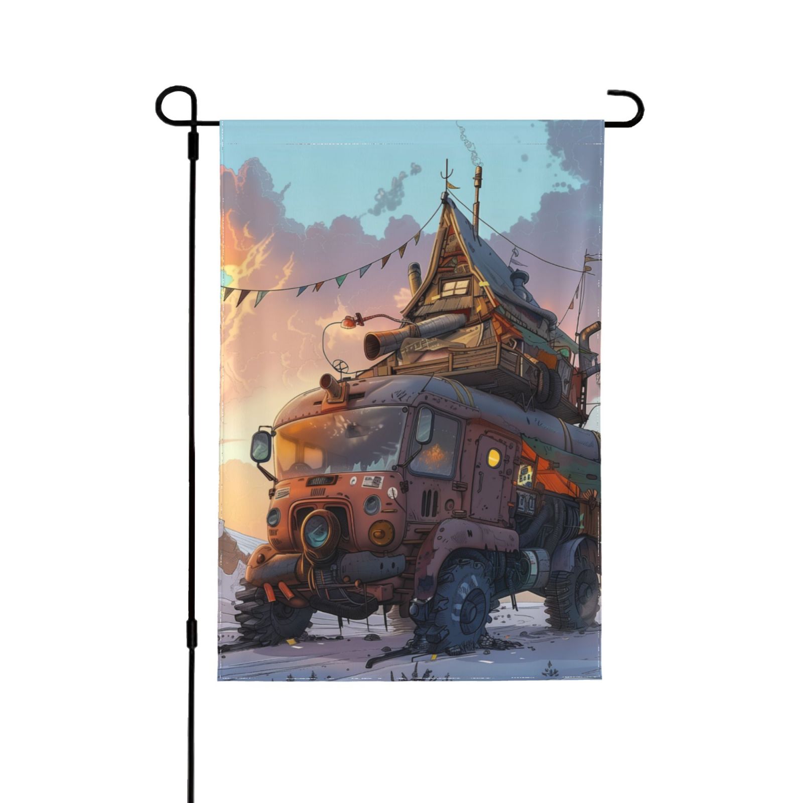 : Truck-House Contraption Spring and Garden Garden sided Decoration ...