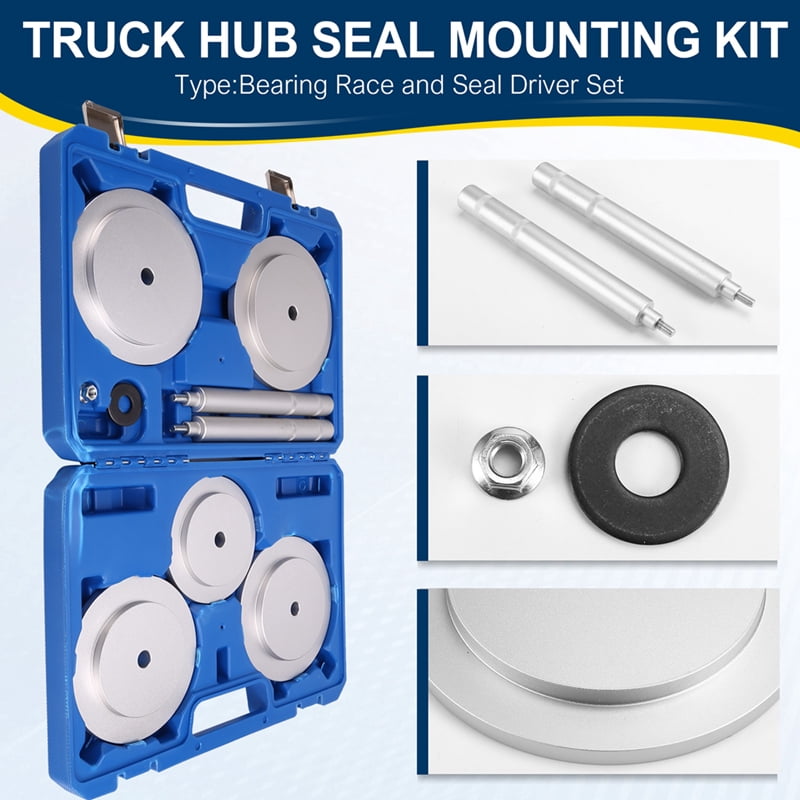 Truck Hub Seal Installer Kit, Bearing Race & Seal Driver Set Heavy Duty ...