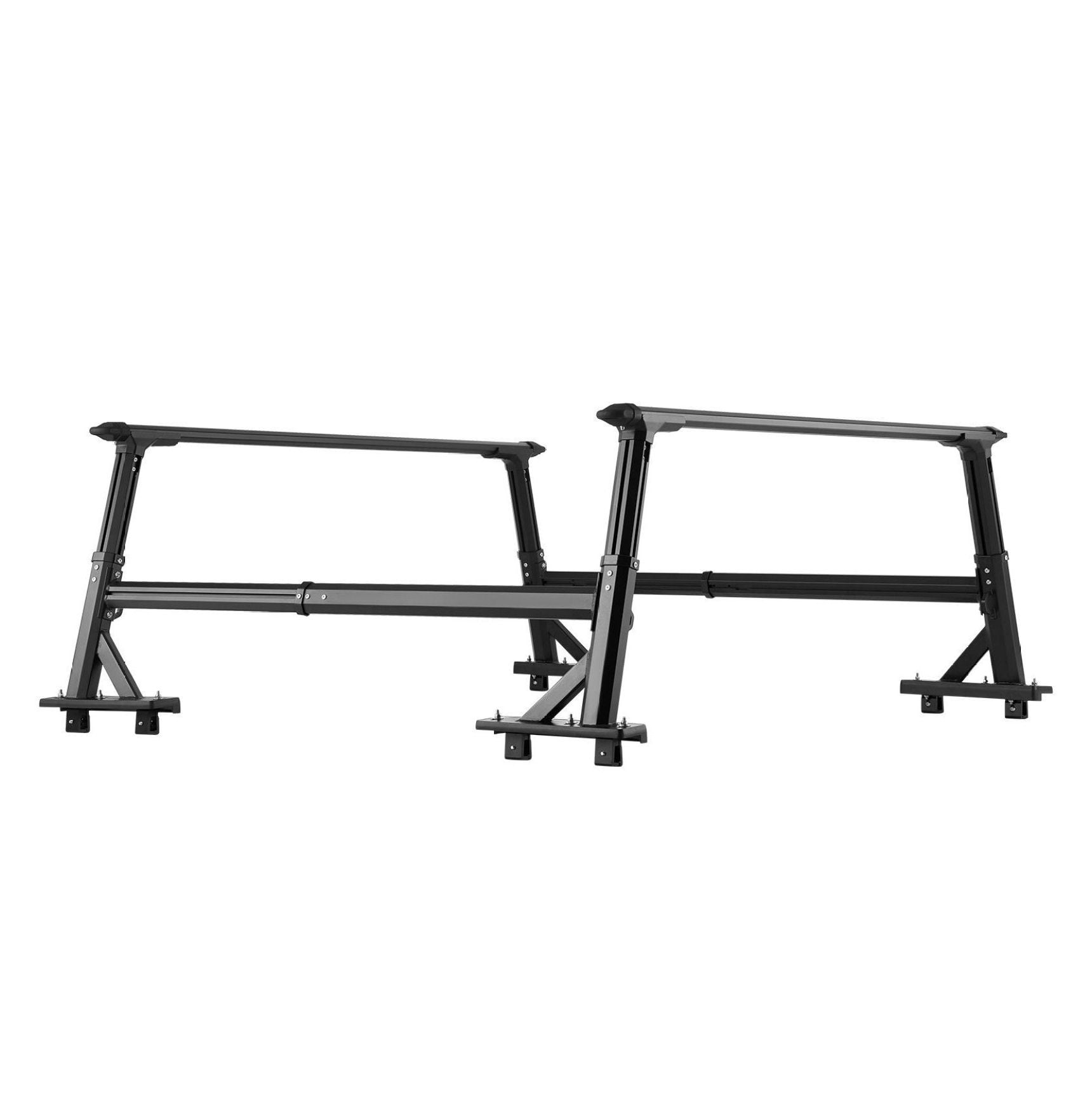Truck Ladder Rack, Adjustable Aluminum 47.3-73.6in, 800lbs Capacity ...
